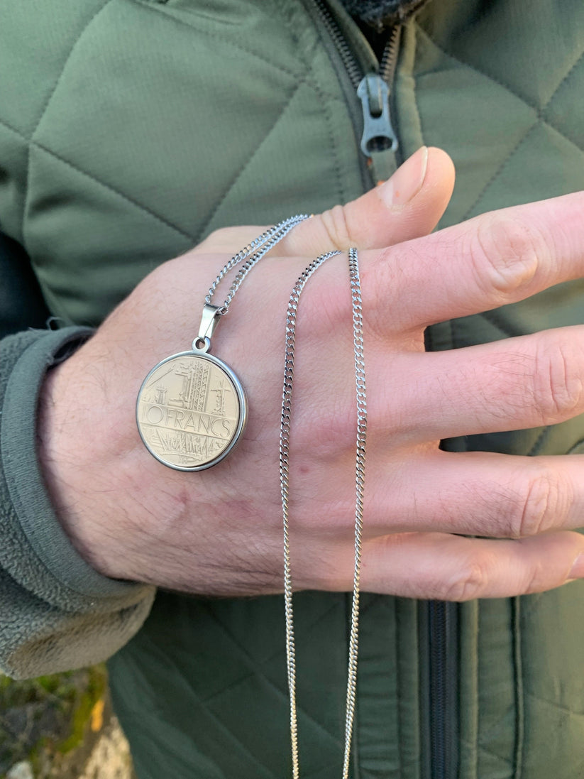 Pendentif 10 Francs Mathieu – Ernest & Célestin